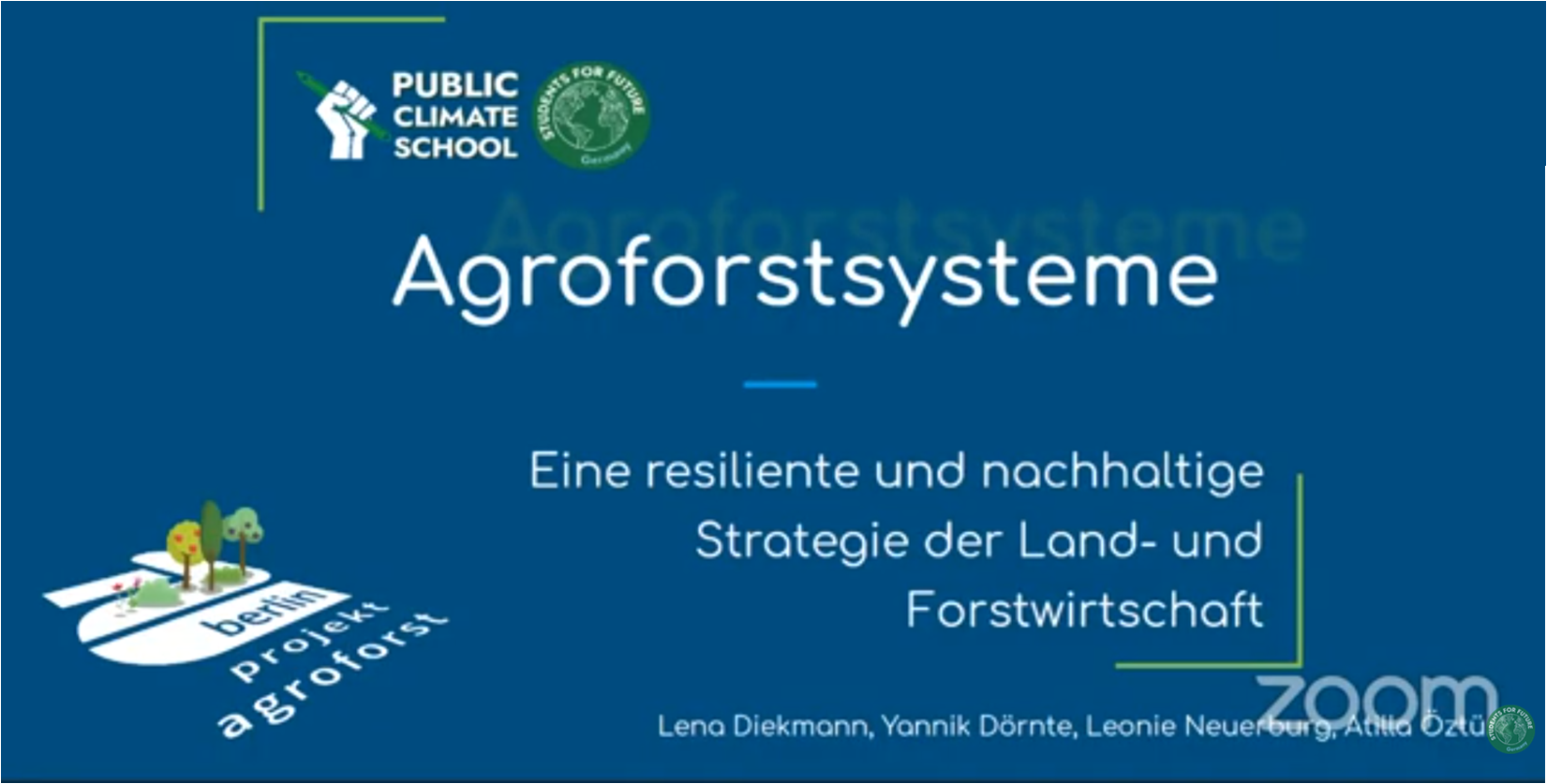 Erklärvideo zur Agroforstwirtschaft online | DEFAF e.V.